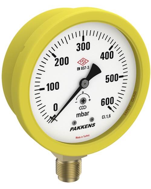 63-600 MİLİBAR MANOMETRE ALT.ÇKŞ.PAKKENS | Mod Isı